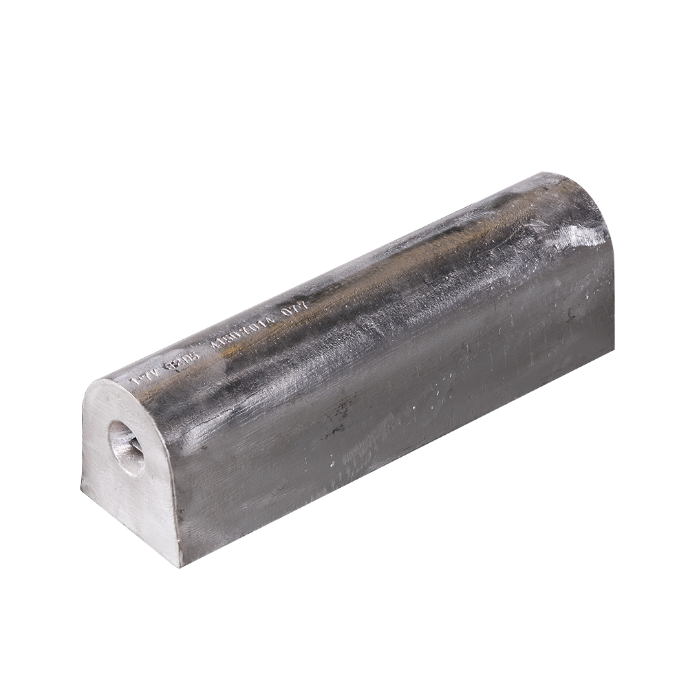 D-shaped Bare Magnesium Anode - Jennings Anodes UK