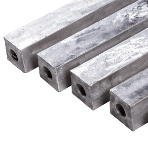Square Bare Magnesium Anode - Jennings Anodes UK
