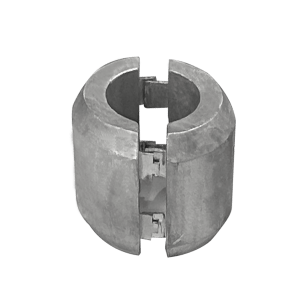 Half Shell Aluminum Bracelet Anode (Tapered End, Welded) - Jennings ...